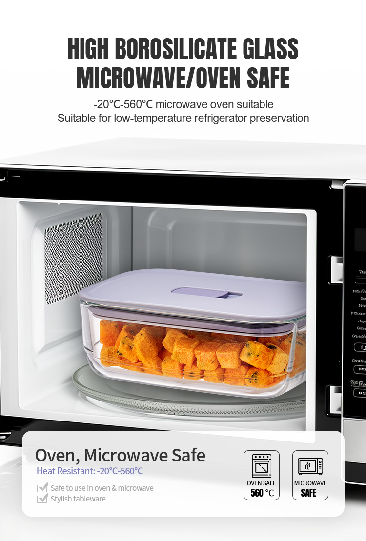 Stackable Non-Slip Glass Containers With Silicone Mat Manufacturer ...