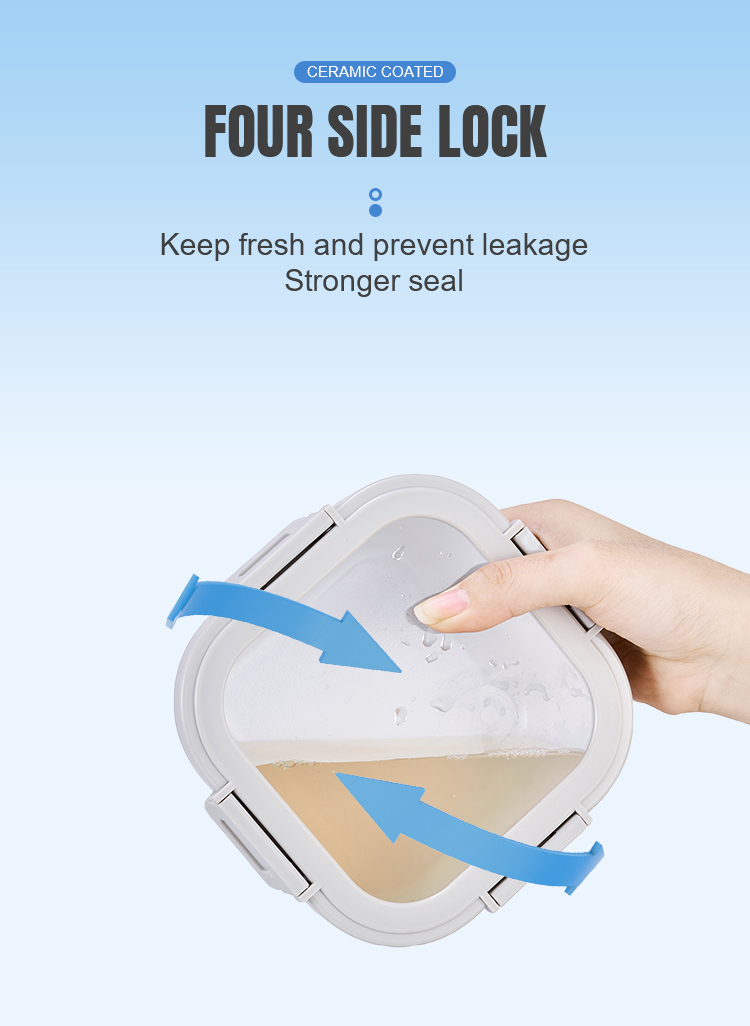 Ceramic Coated Glass Food Storage Container Manufacturer_Wholesaler ...
