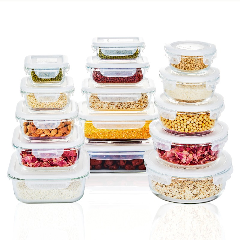 Glass Food Prep Containers With Lids Manufacturer_Wholesaler_Supplier ...