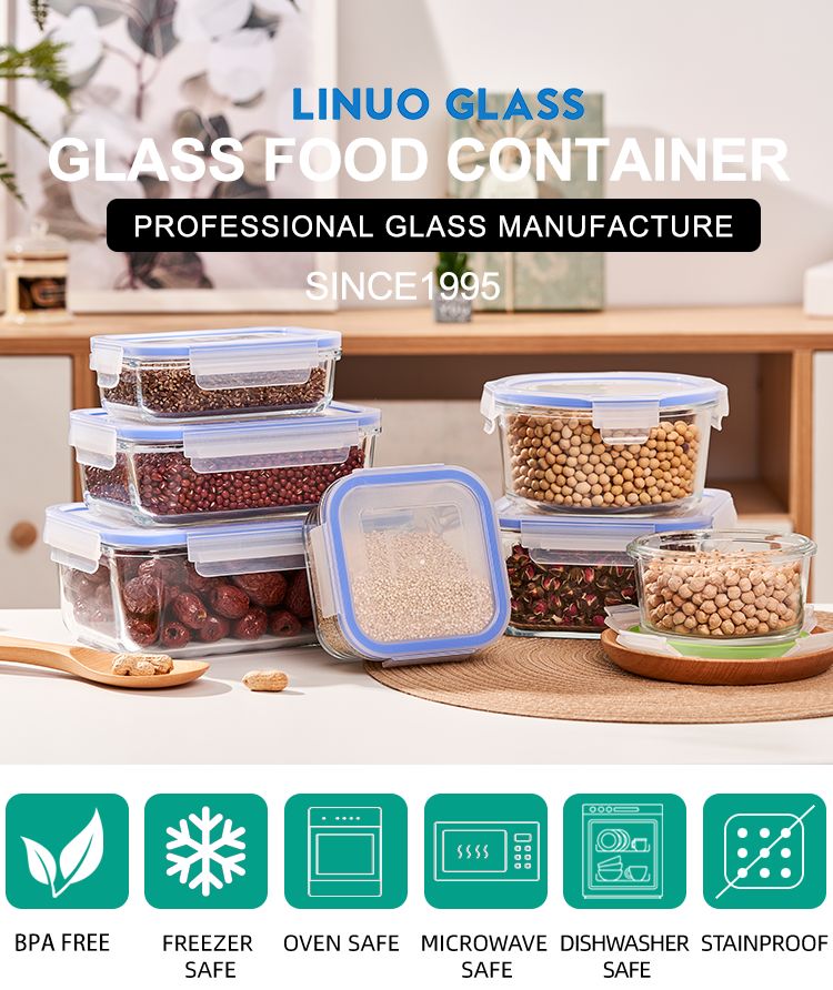 Food Storage Glass Meal Prep Lunch Box Containers Manufacturer ...