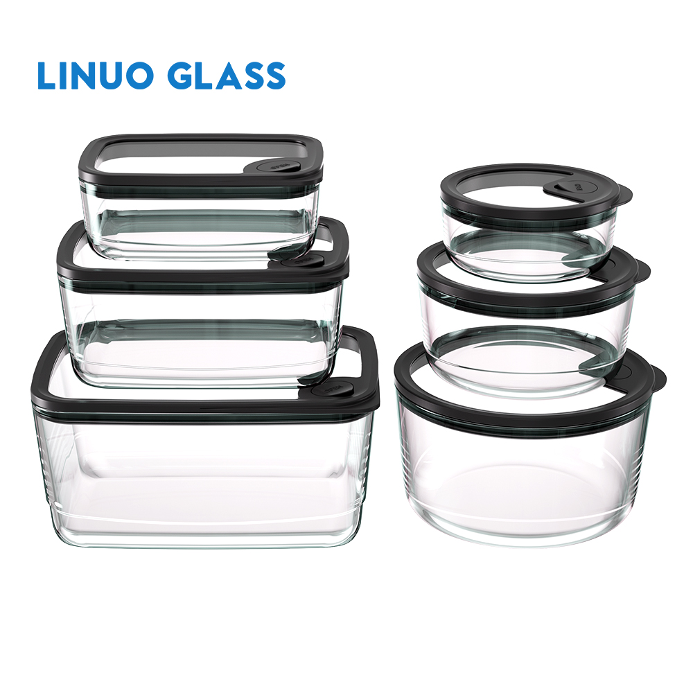Organizing Kitchen Glass Containers with Glass lids Manufacturer ...