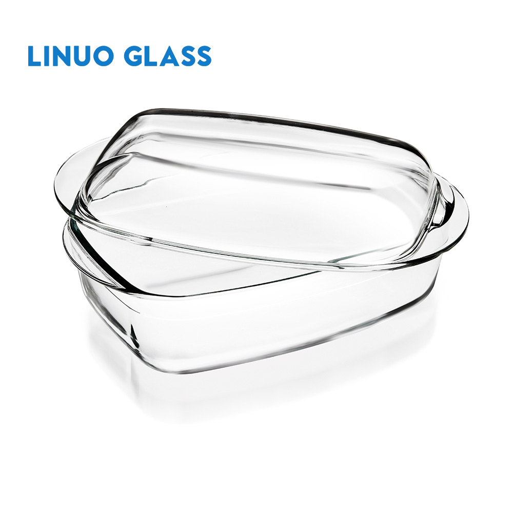 Rectangle Glass Casserole Set With Glass Lid Manufacturer_Wholesaler ...