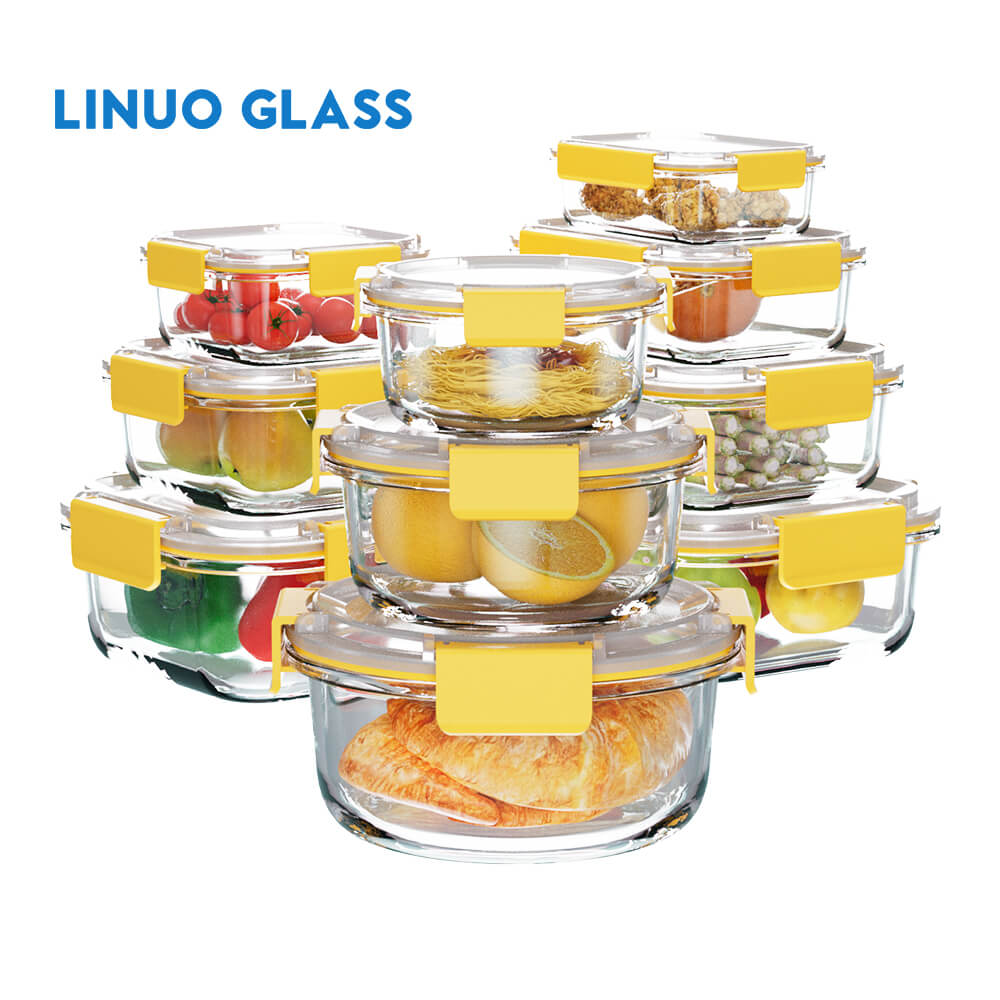 Wholesale Glass Food Storage Container Set Manufacturer_Wholesaler ...