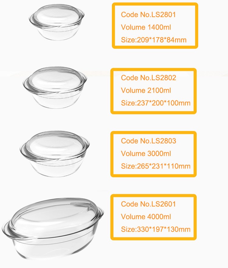 Glass Casserole Dish Manufacturer_Wholesaler_Supplier - Shandong Linuo ...