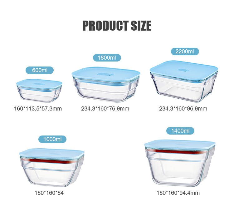 Stackable Glass Containers With Lid Manufacturer_Wholesaler_Supplier ...