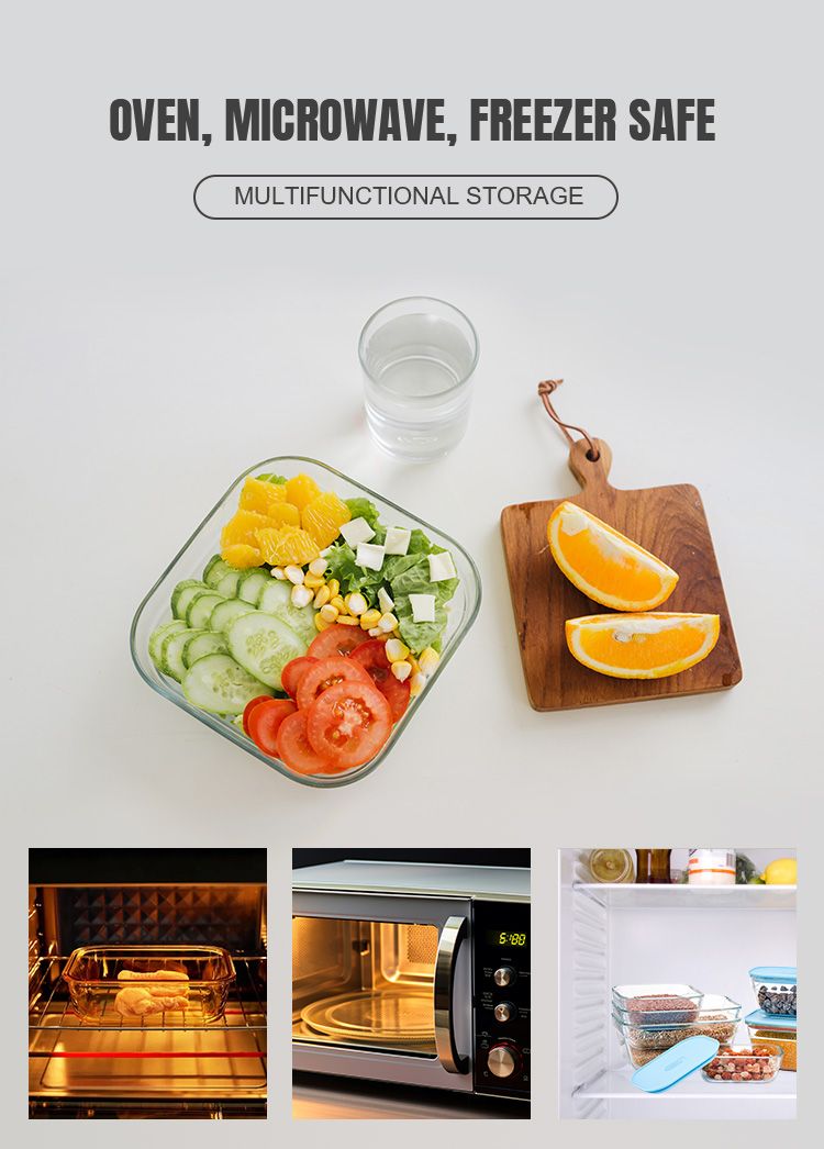 Stackable Glass Containers With Lid Manufacturer_Wholesaler_Supplier ...